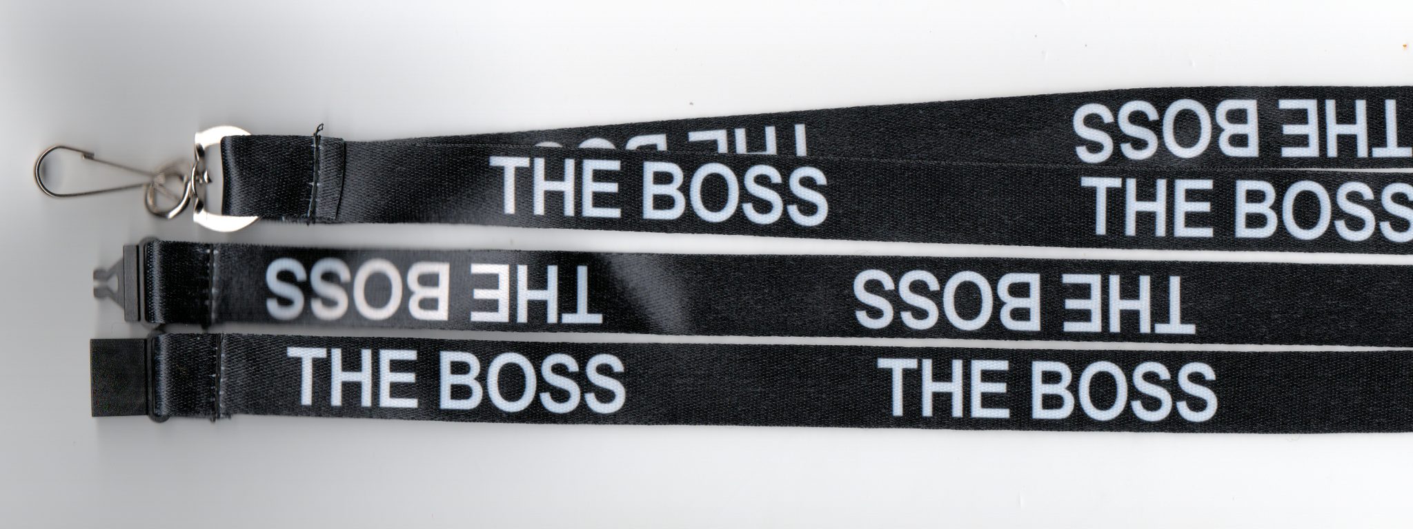 1 x ‘THE BOSS’ Comedy Black ID Neck Strap Lanyard! FREE UK Postage ...
