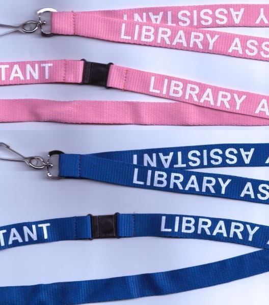 ‘LIBRARY ASSISTANT’ Lanyard – Positiv ID