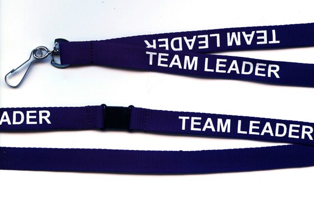 1 x TEAM LEADER Neck Strap Safety Lanyards – 3 Colours Available FREE ...